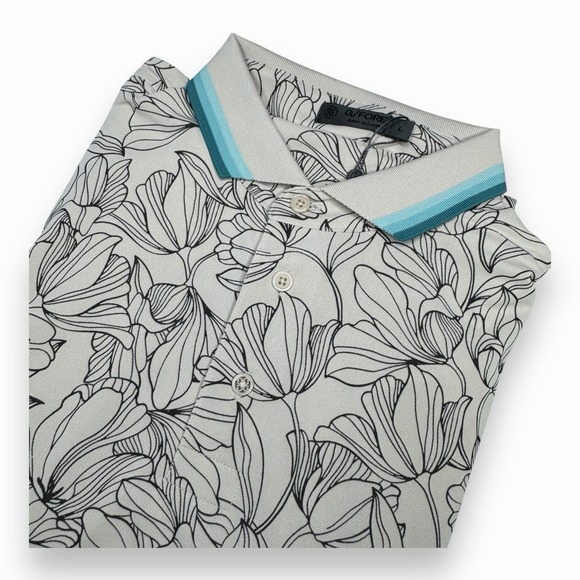 G/FORE | Shirts | Nwt Gfore Mens Large Outline Iris Banded Sleeve Tech ...
